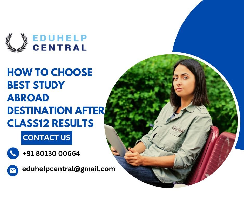 How to choose best study abroad destination after class12 results +91 80130 00664